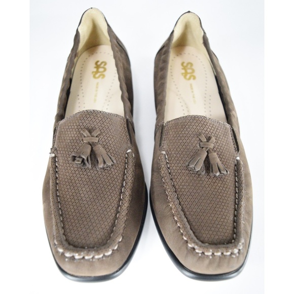 SAS | Shoes | Sas Hope Brown Suede Tassel Loafers 75 N New | Poshmark